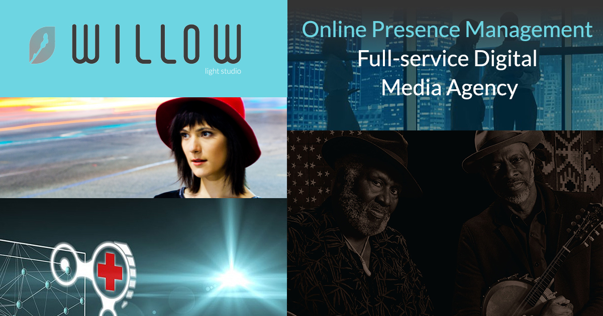 Online Presence Management - Web Design & Martketing - Willow Light Studio